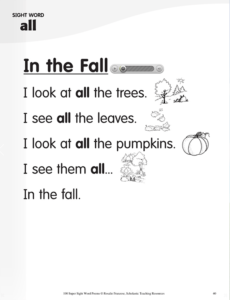 [Sách Điện Tử] 100 Super Sight Word Poems Grades PreK-1
