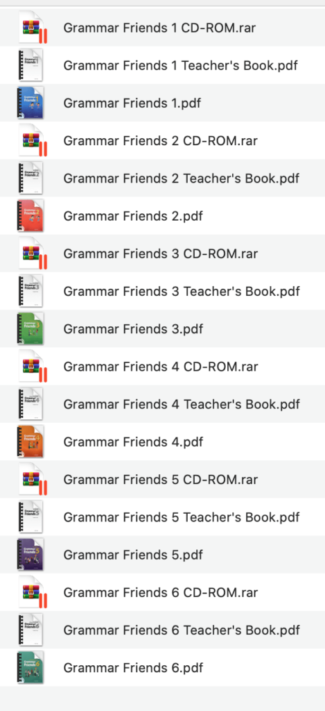 Download Oxford Grammar Friends Pdf CD-ROM (A1 / A2)