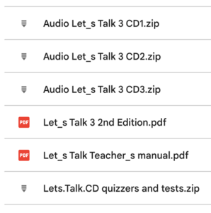 Download Sách điện tử Let's Talk 2 Edition 1,2,3 [Pdf Audio]