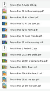 Download Potato Pals Pdf Audio (2 Levels)