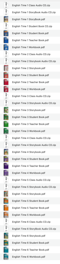 Download English Time 2nd Edition Pdf Audio (6 Levels)