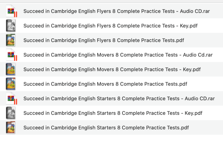 Download Succeed in Cambridge English: Flyers ebook audio