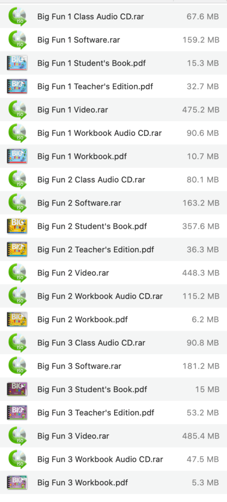 Download New Big Fun Pdf Active Teach (Pre A1)