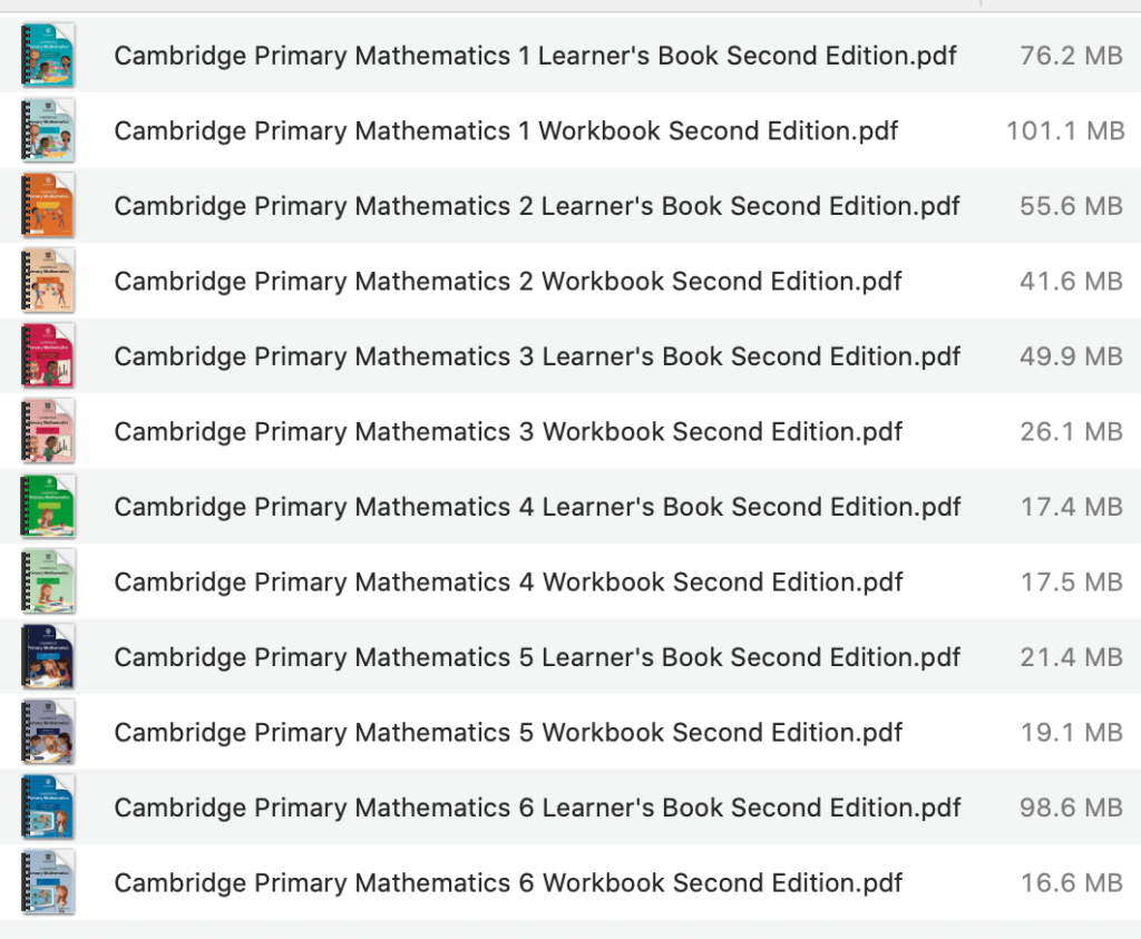 Download Cambridge Primary Mathematics 2nd Edition 2021