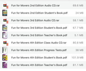 Fun for Movers 2nd 3rd 4th Edition Pdf Presentation Plus