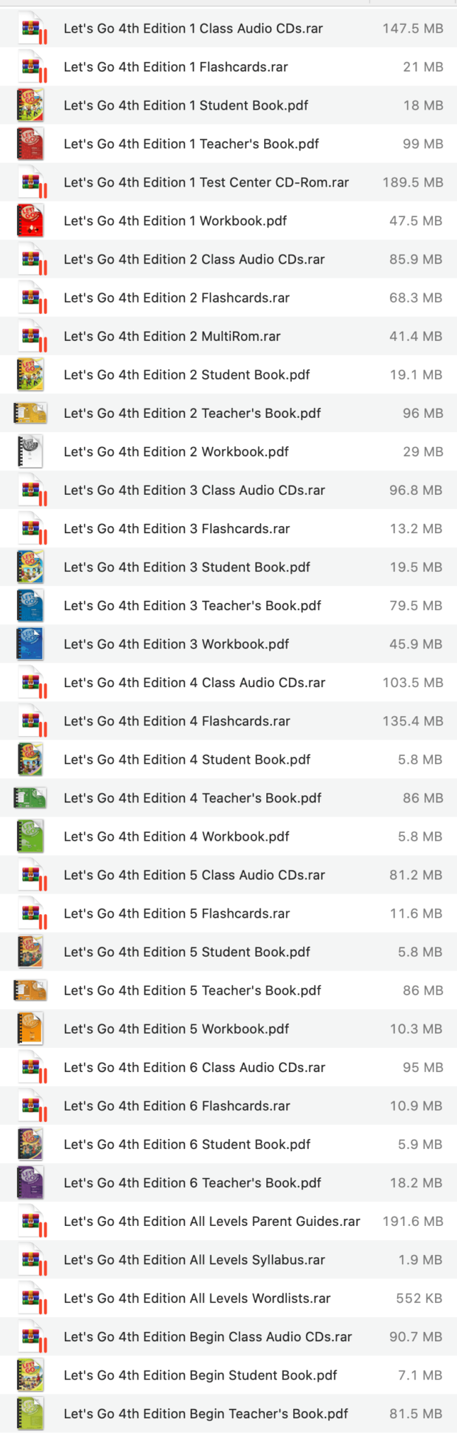 Download Oxford Let's Go 4th 5th Edition Pdf (A1 / B1)