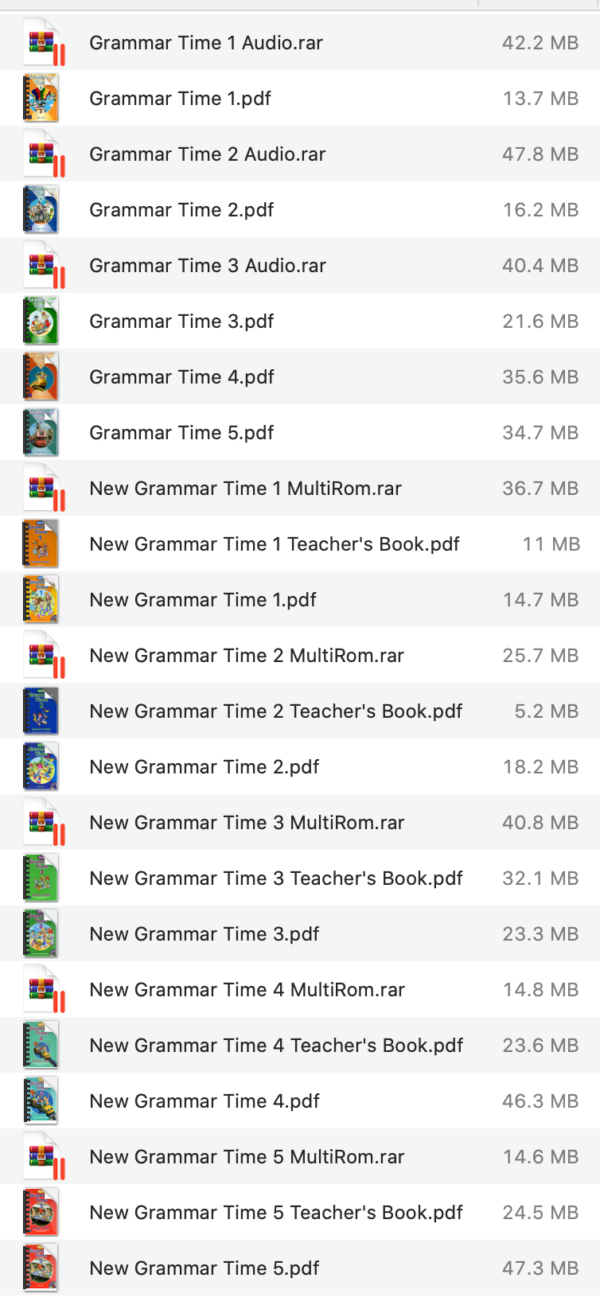 Download Pearson New Grammar Time Pdf (A1 / B1)