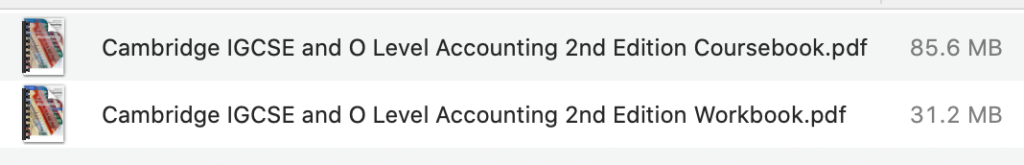 Cambridge IGCSE and O Level Accounting Second Edition