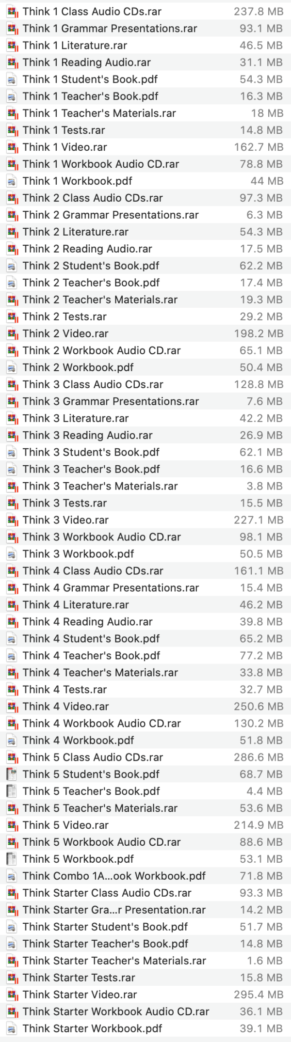 Think 2nd Edition Pdf Audio Video Online iTools (A1 / C1)