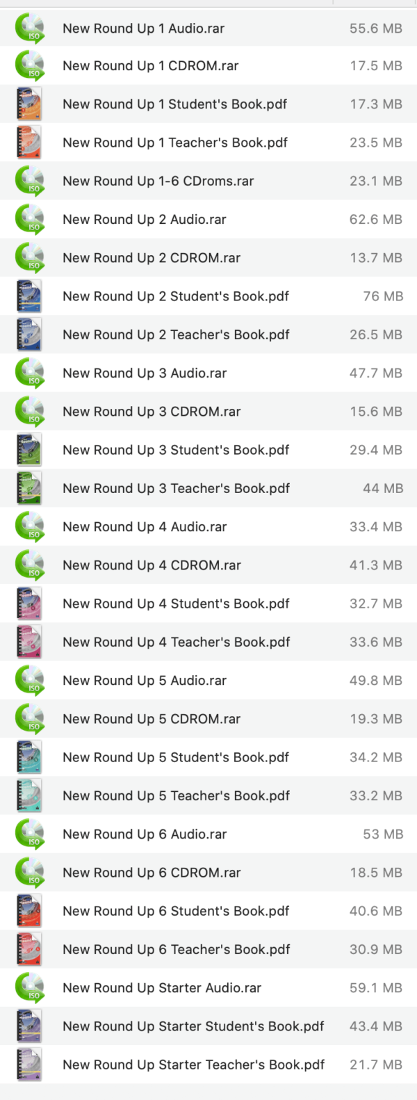 Download Pearson New Round-Up Pdf Resources (7 Levels)