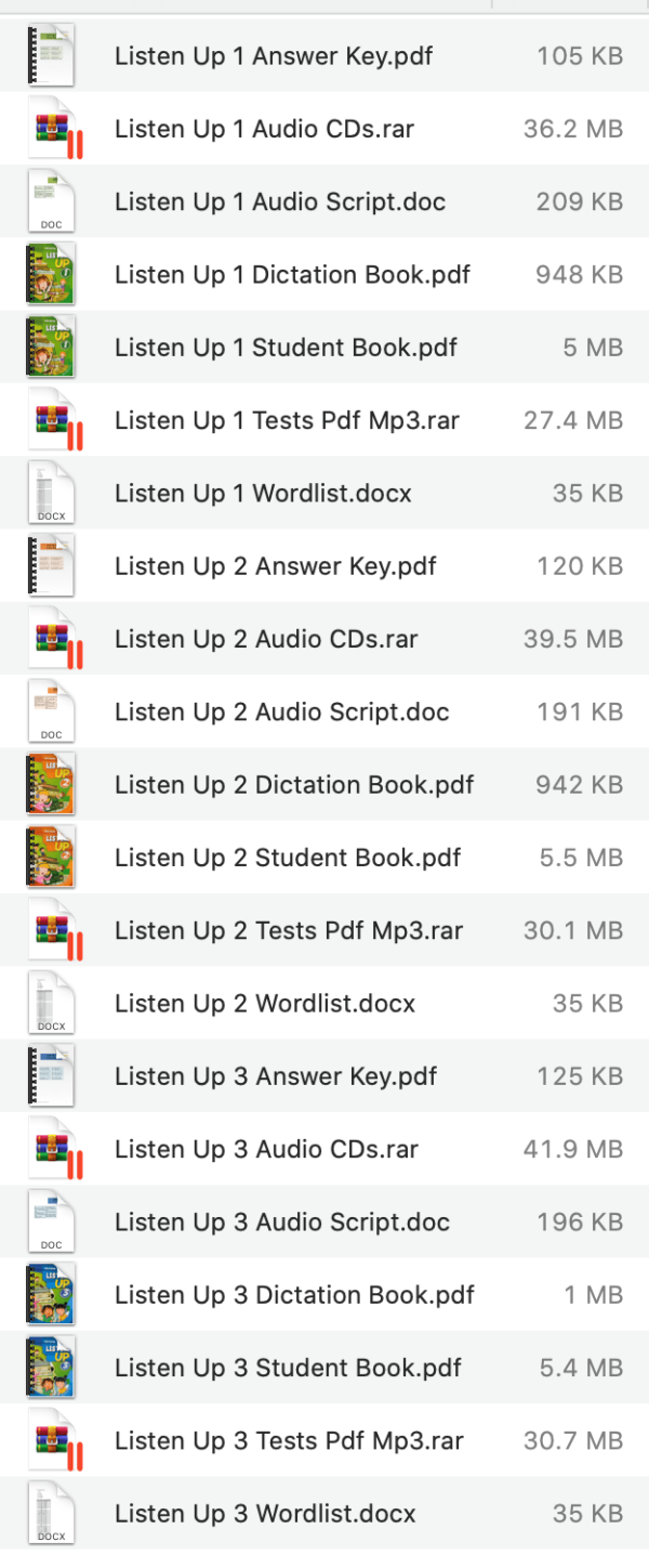 Listen Up New Edition & Listen Up Plus Pdf (Pre A1 / A1)