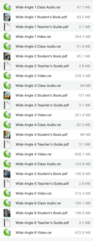 Download Oxford Wide Angle Pdf Resources (A1 / C1)