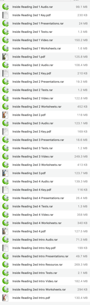 Download Inside Reading 2ed Pdf Resources (A1 / C1)