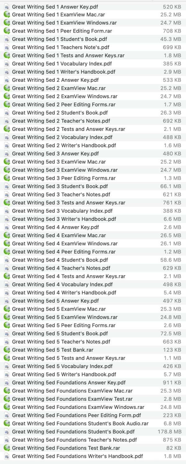Great Writing 5th Edition Pdf Presentation Tool (A1 / C1)