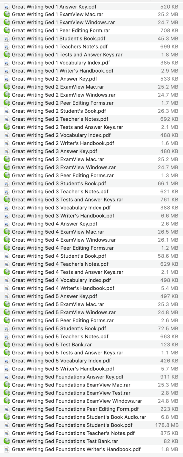 Great Writing 5th Edition Pdf Presentation Tool (A1 / C1)