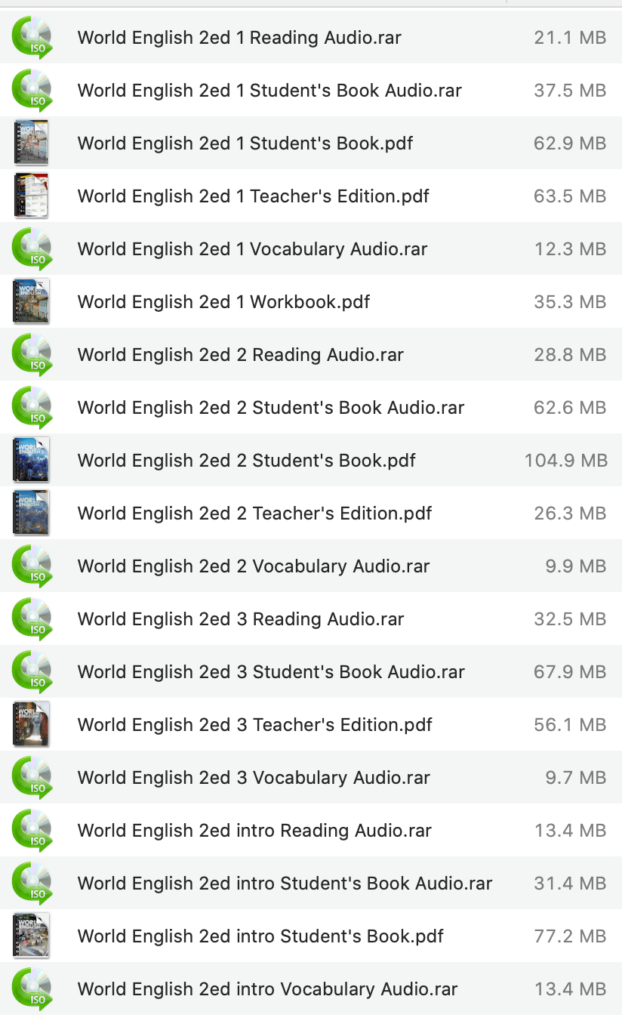 Download NGL World English 3ed Pdf Resources (A1 / B1)