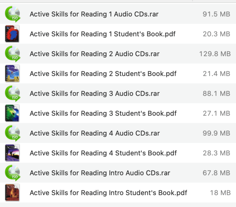 NGL Active Skills for Reading Pdf Audio (5 Levels)