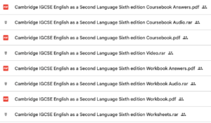 Cambridge IGCSE English as a Second Language Sixth edition