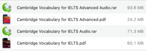 Cambridge Vocabulary for IELTS Advanced Pdf Audio 2012