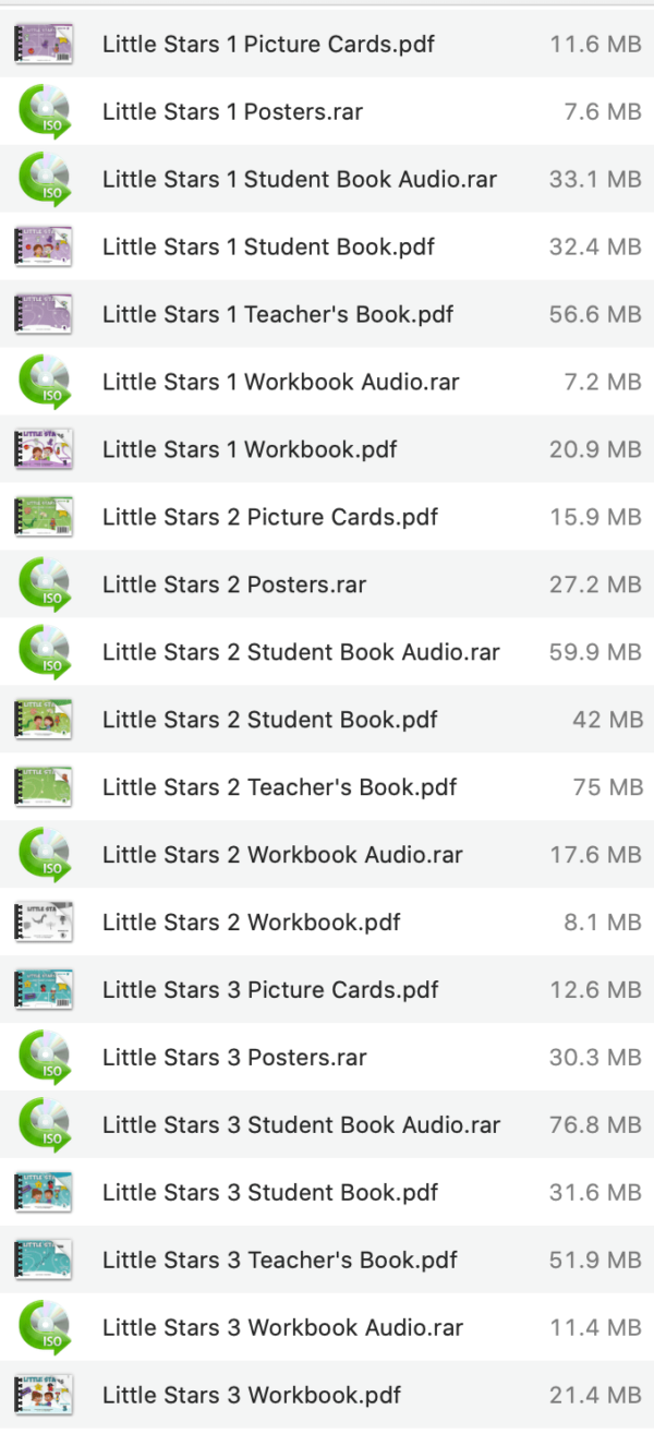 Download Pearson Little Stars Pdf Resources (Pre A1 / A1)