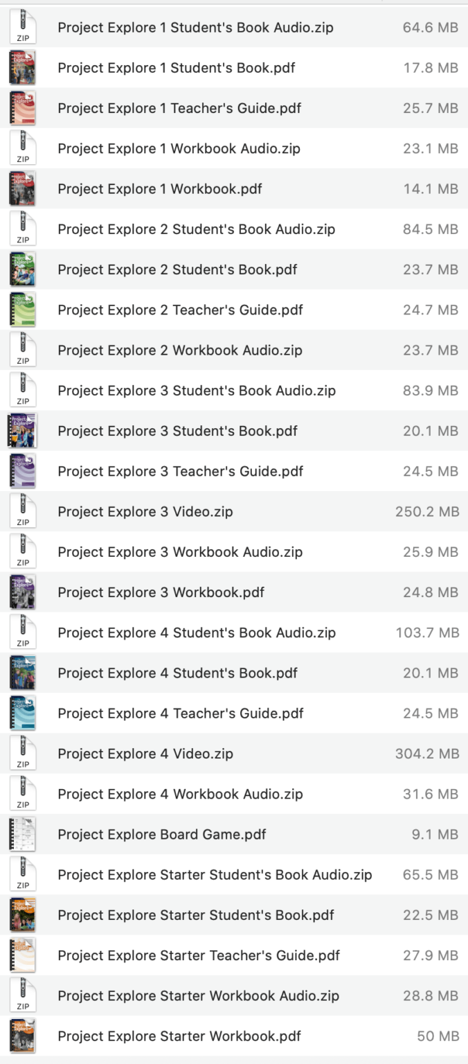 Download Oxford Project Explore Pdf Audio Video (A1 / B1)