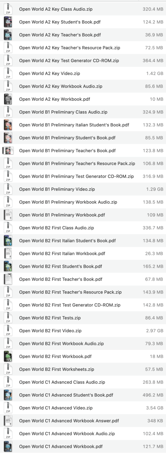 Download Open World Pdf Presentation Plus (A2 / C1)