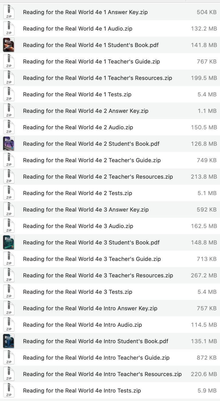 Reading for the Real World Pdf Online iTools (B2 / C1)
