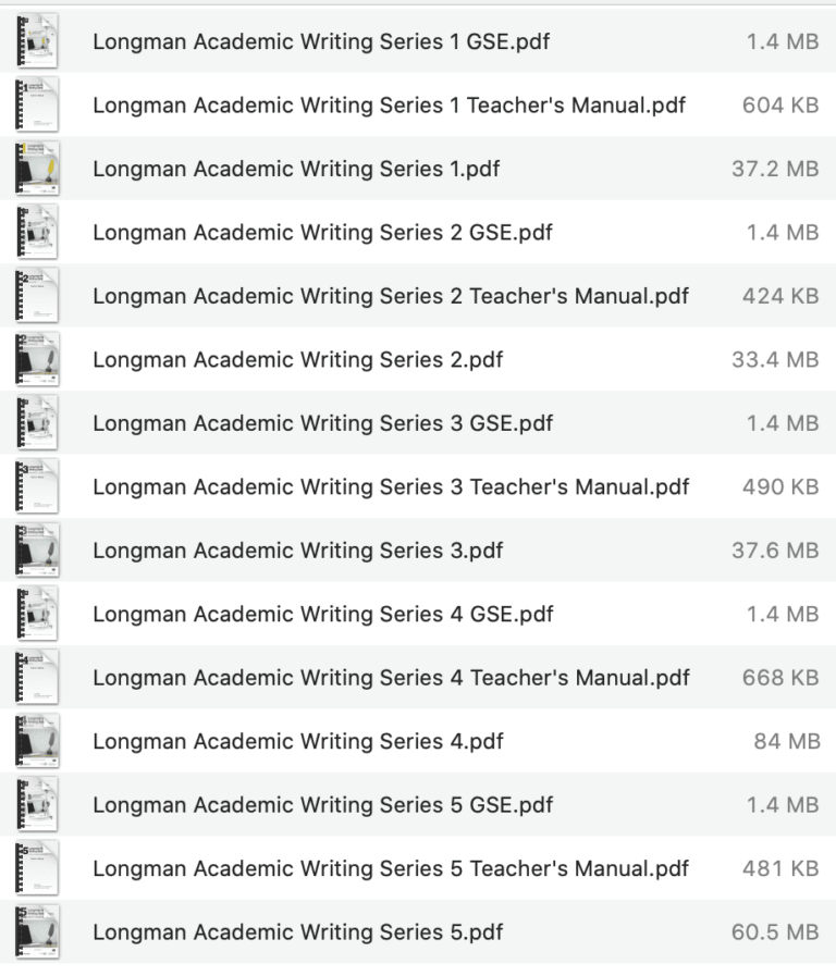 Pearson Longman Academic Writing Series 2ed (A2+ / C1)