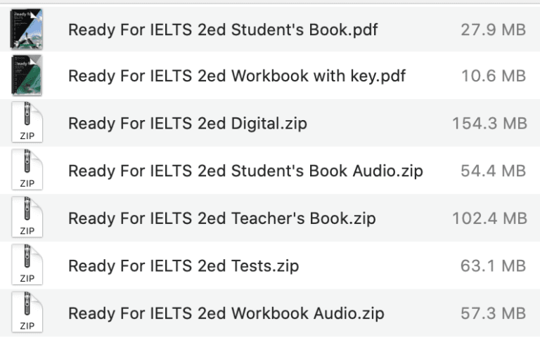 Macmillan Ready For IELTS 2nd edition Pdf Audio Resources