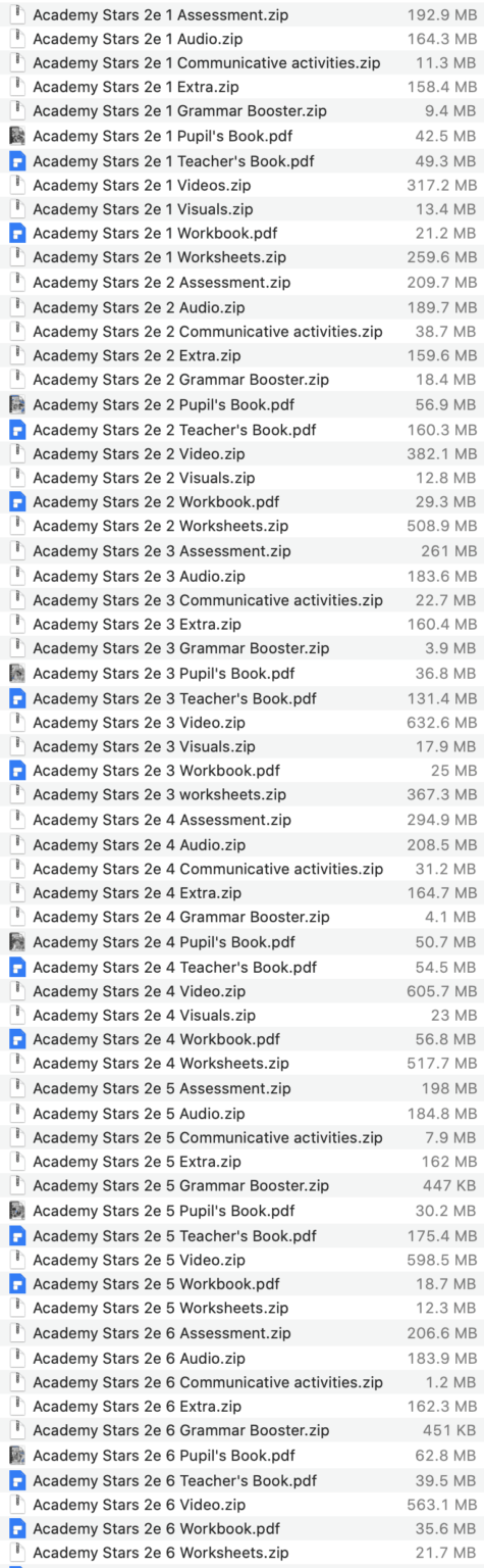 Tải Academy Stars Second Edition Pdf (Pre A1 / B1)