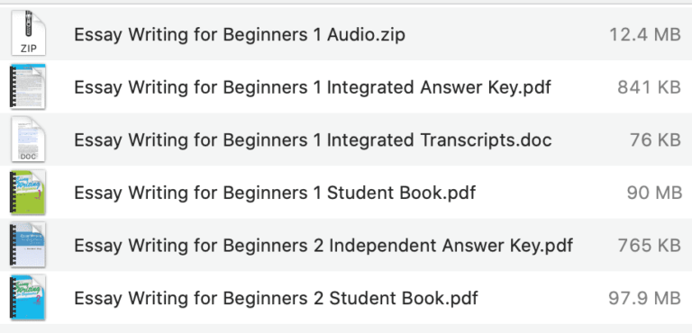 Download Compass Essay Writing for Beginners Pdf (B2)