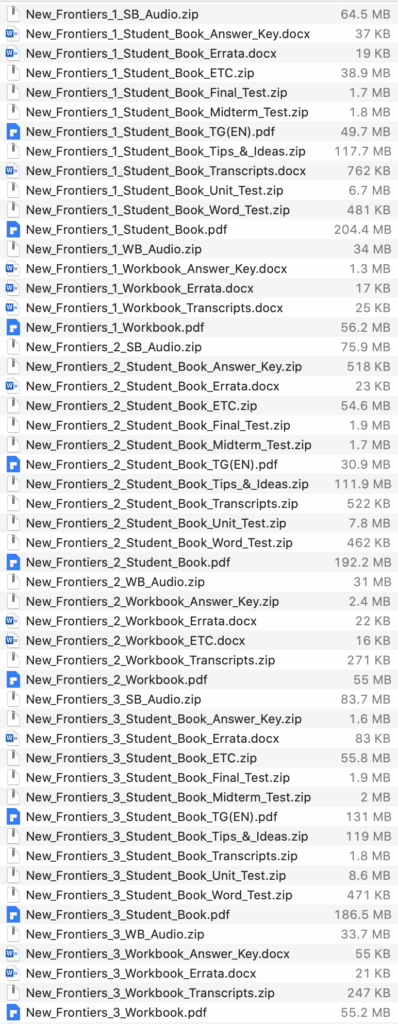 Download Compass New Frontiers Pdf Resources (A1 / B2)
