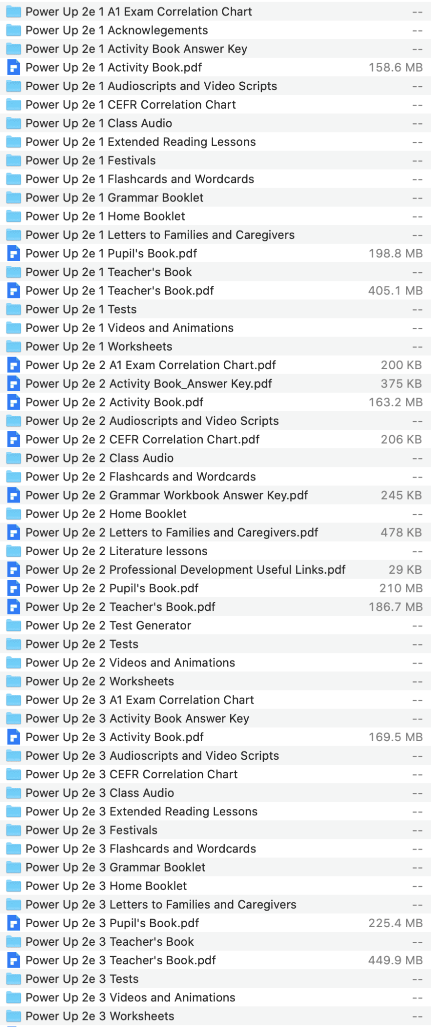 Download Power Up Second Edition PDFs Resources 2025