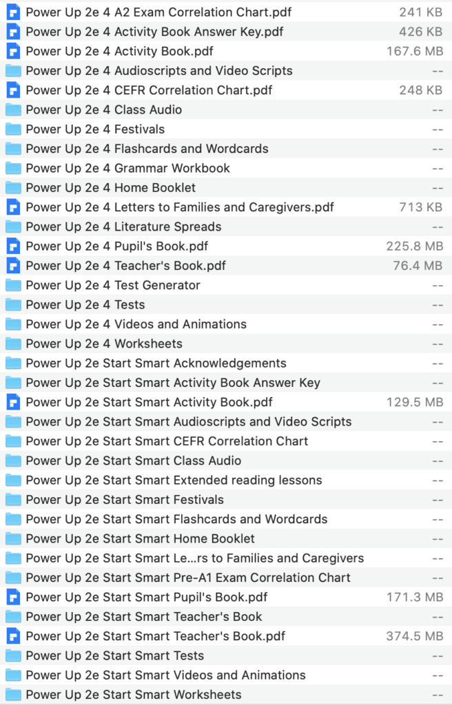 Download Power Up Second Edition PDFs Resources 2025